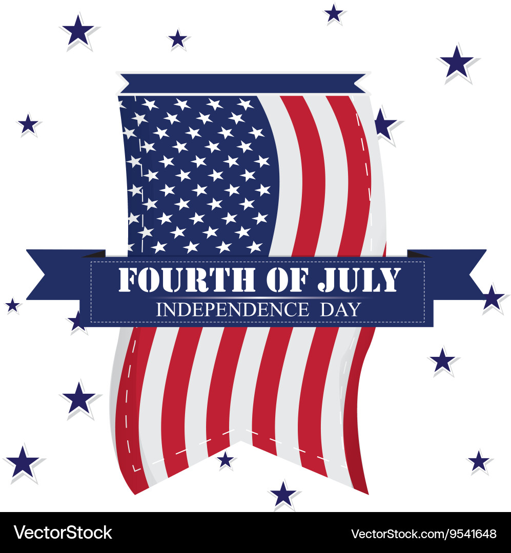 Happy independence day Royalty Free Vector Image