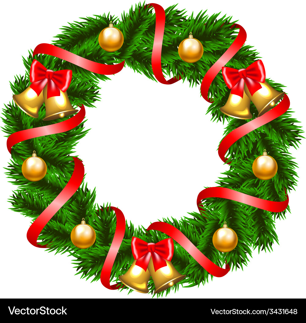 Wreath Royalty Free Vector Image - VectorStock