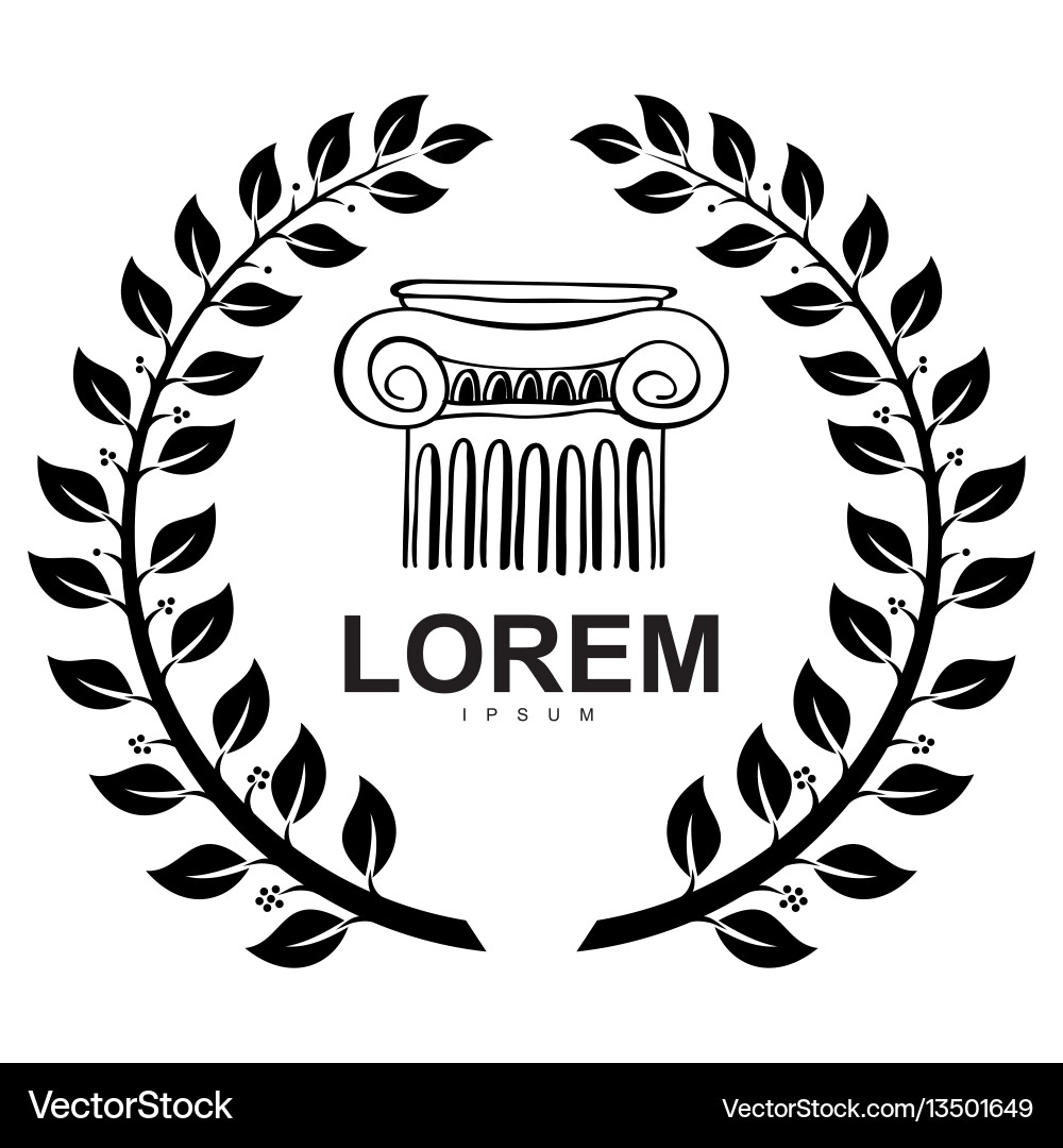Logo drawing Royalty Free Vector Image - VectorStock