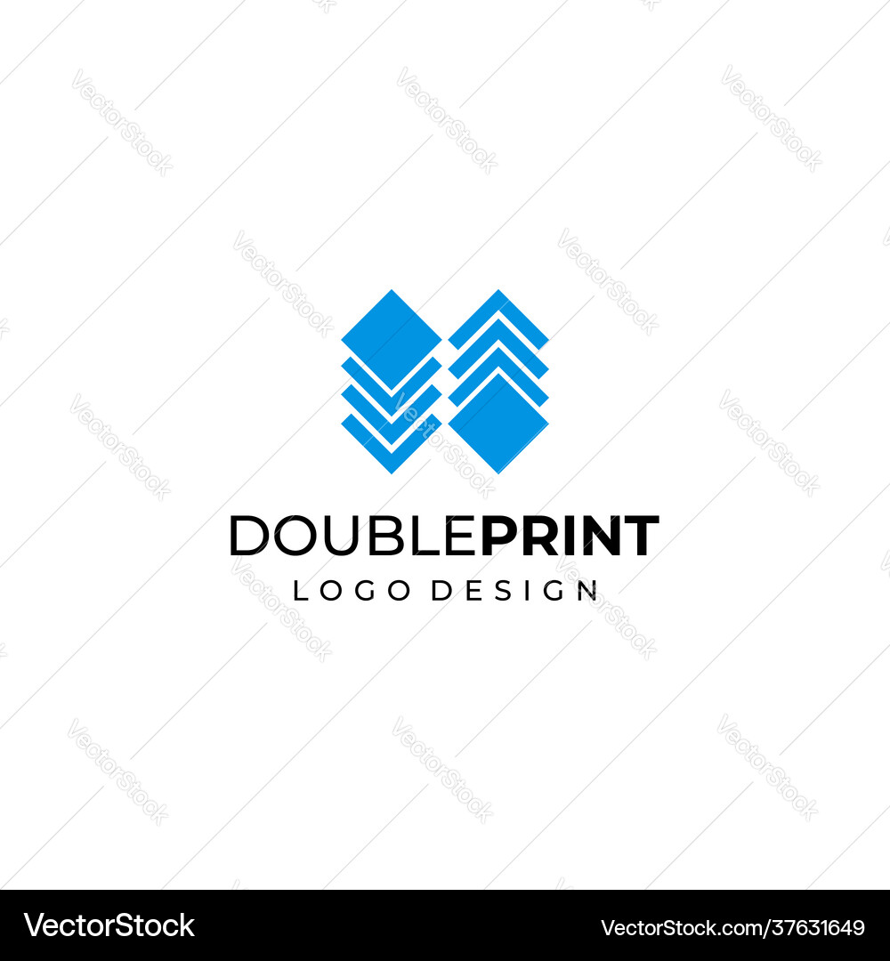 Print logo Royalty Free Vector Image - VectorStock