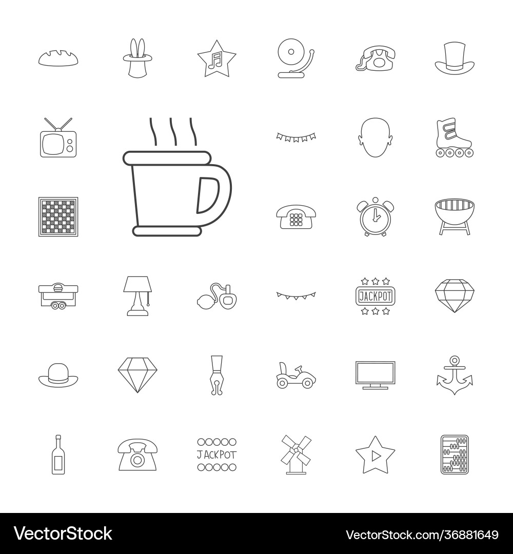 Alte Icons Lizenzfreies Vektorbild - VectorStock