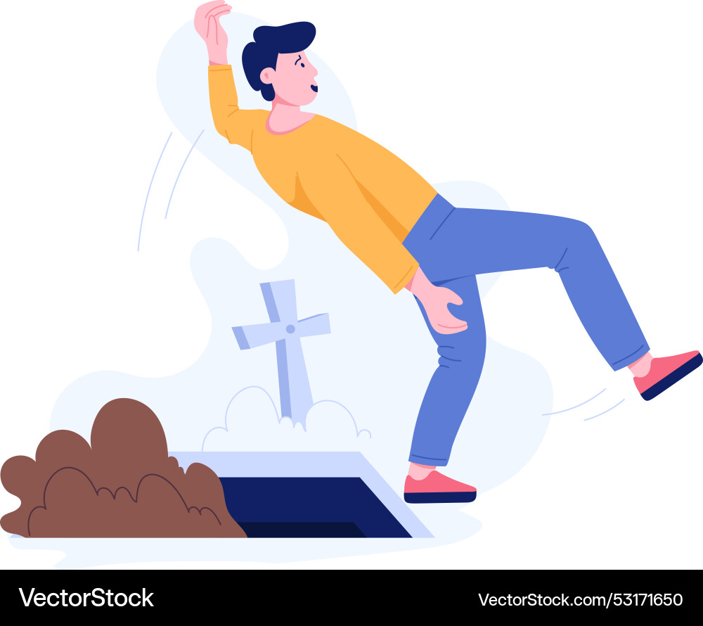 Death fear Royalty Free Vector Image - VectorStock