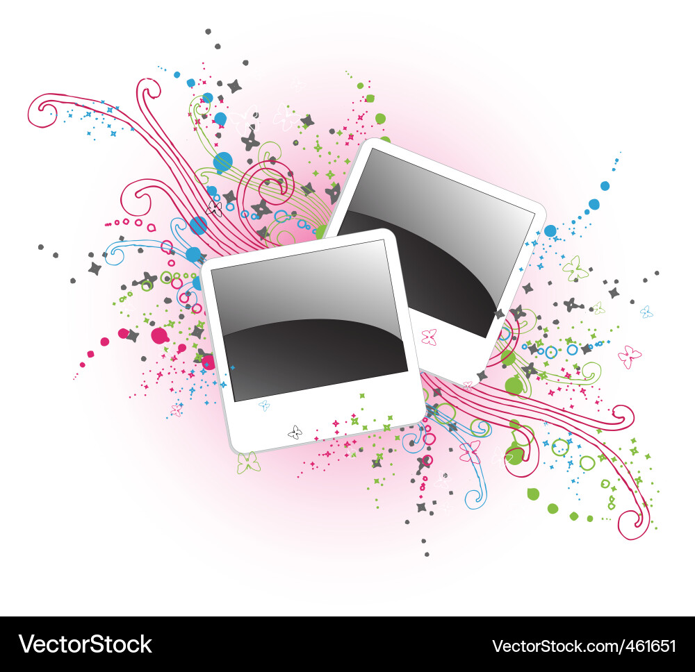 Colorful Photo Frames Royalty Free Vector Image