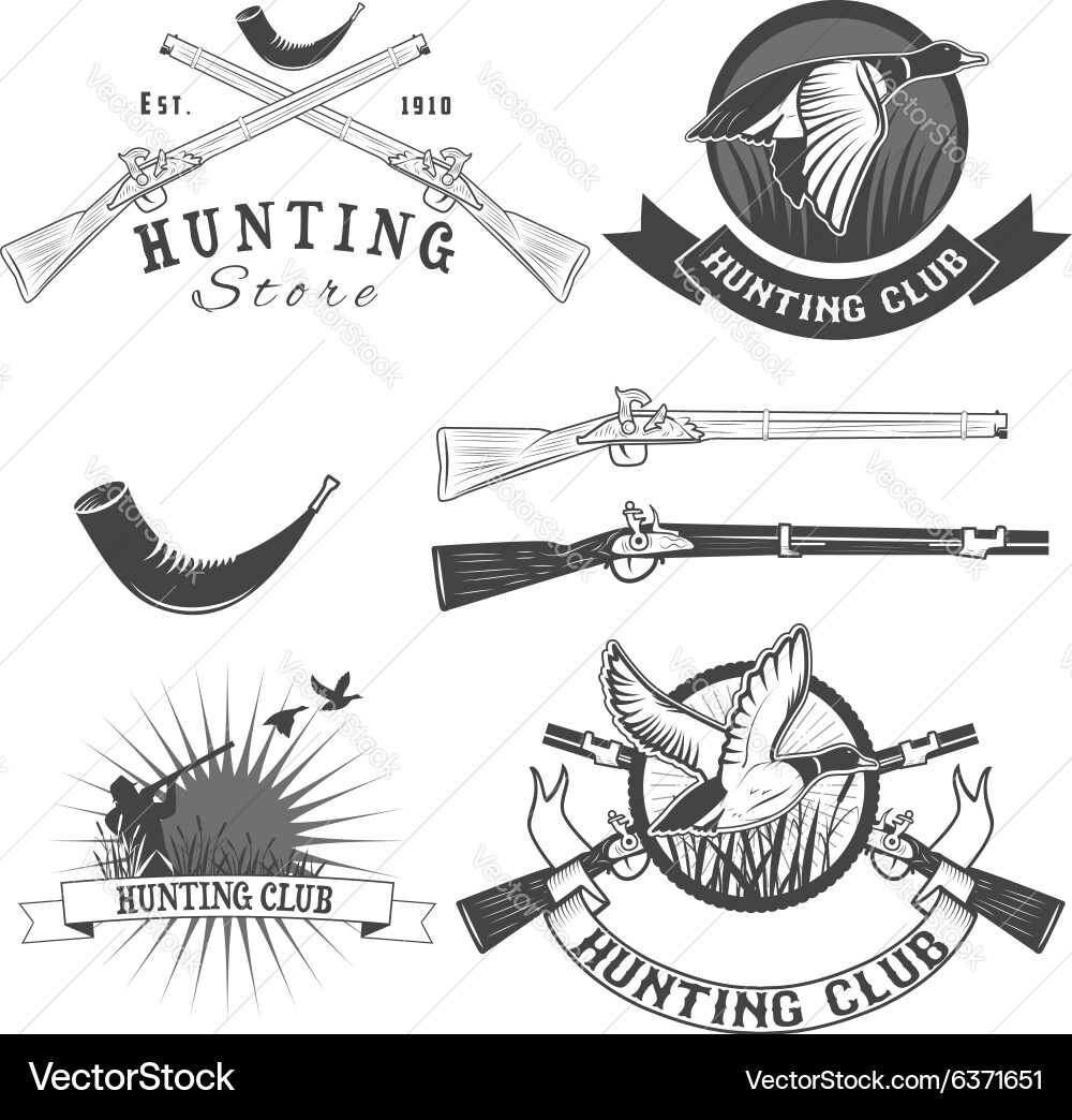 Hunting club Royalty Free Vector Image - VectorStock