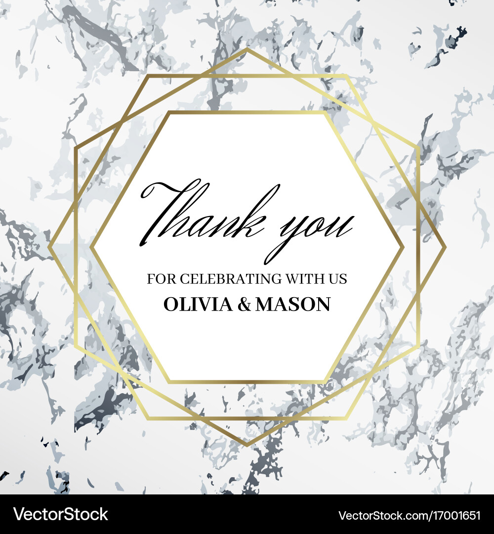 Thank you design template celebrating with names Vector Image