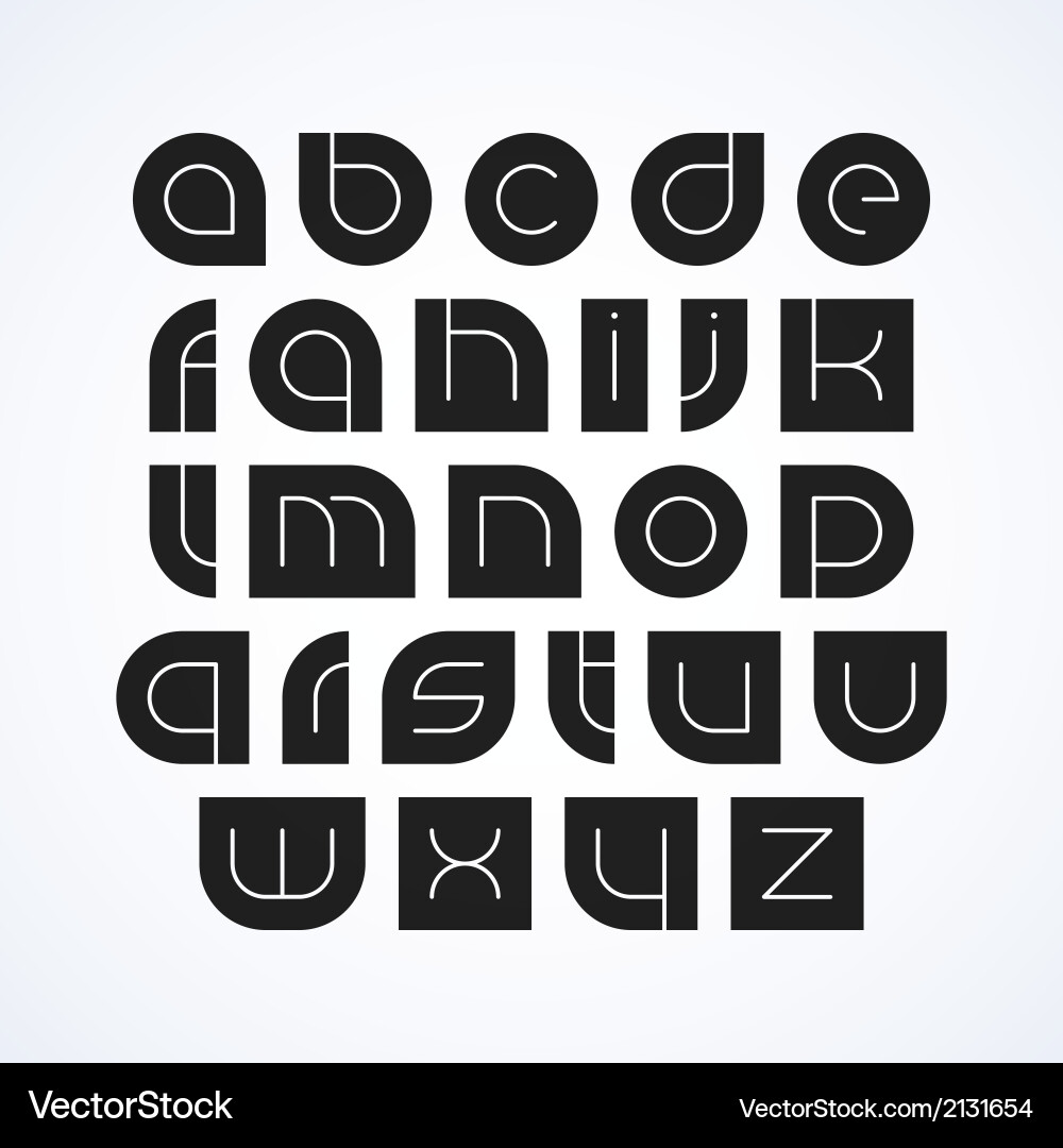 Alphabet letters Royalty Free Vector Image - VectorStock