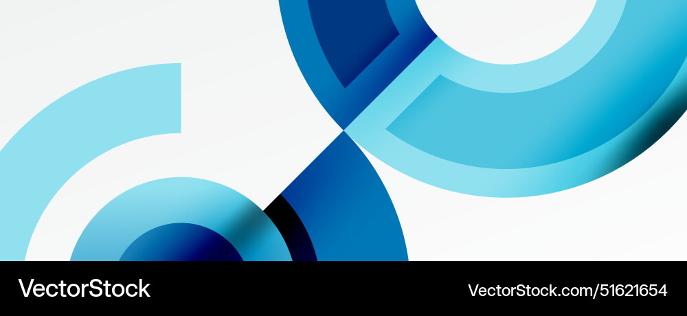 Trendy simple circle abstract background Vector Image