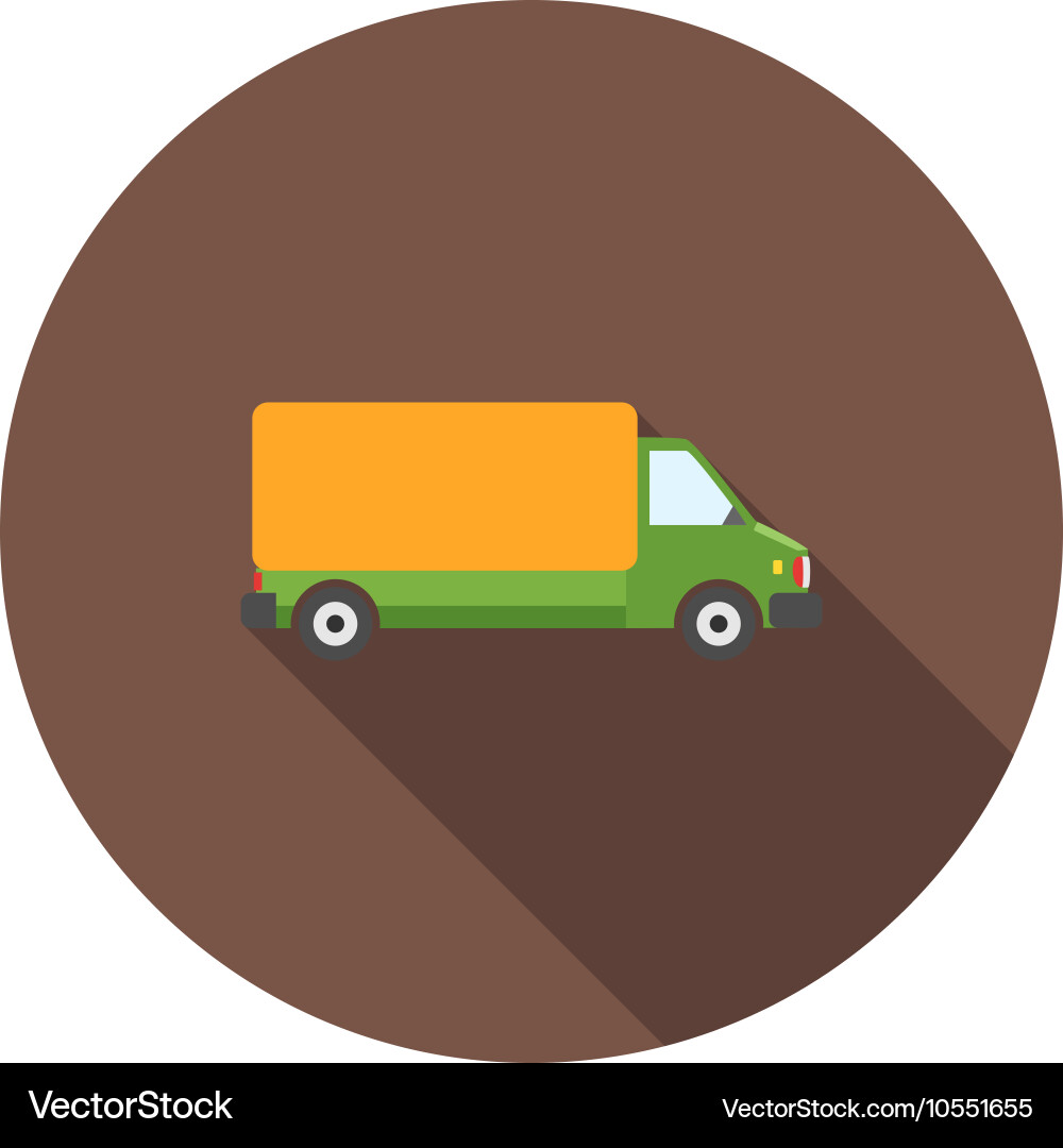 Cash transfer vehicle Royalty Free Vector Image