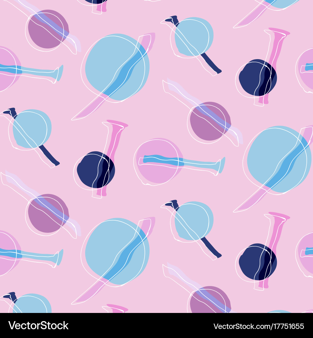 Pop art retro pattern pink blue positive Vector Image
