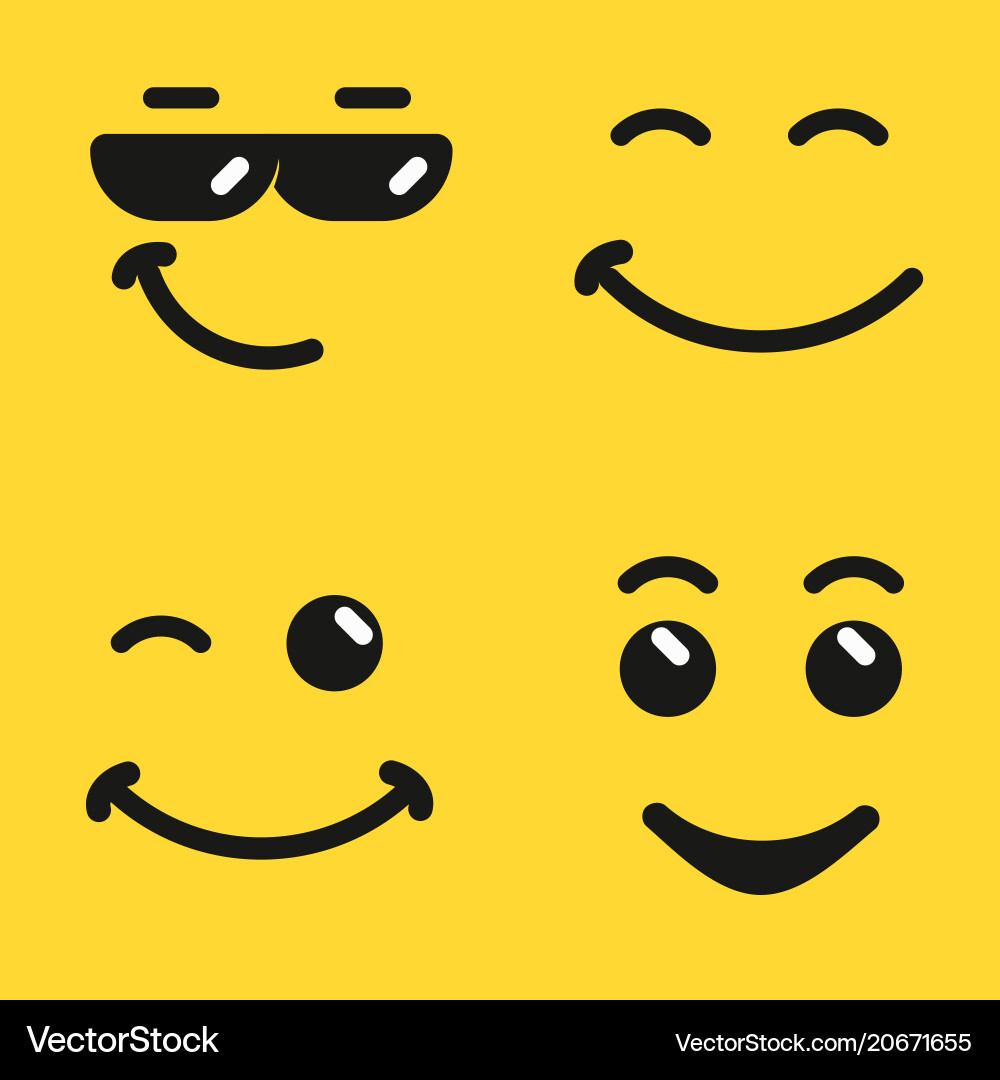 Smiley Face Silhouette Vector Images (over 1,600)