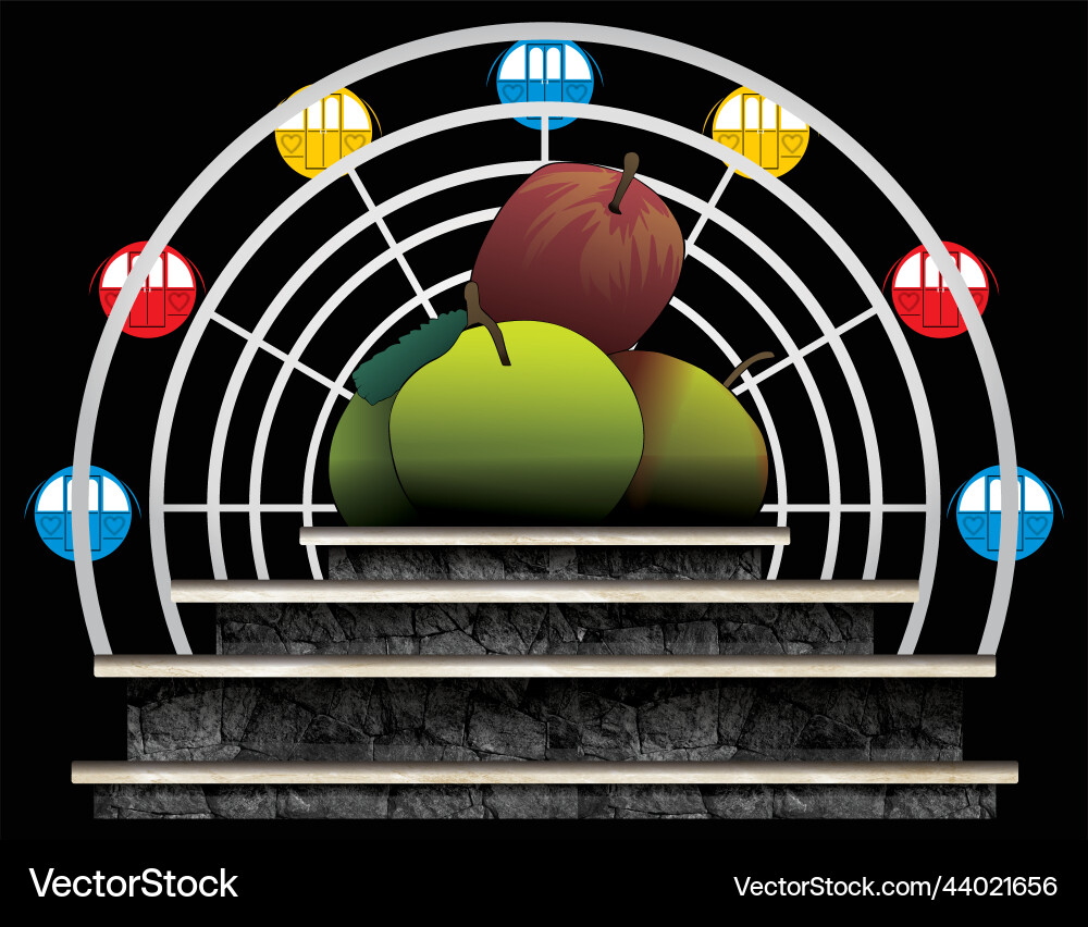 Kota wisata batu Royalty Free Vector Image - VectorStock