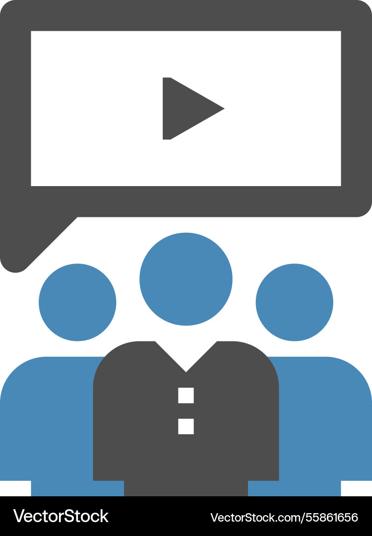 Viral marketing flat web icon concept Royalty Free Vector