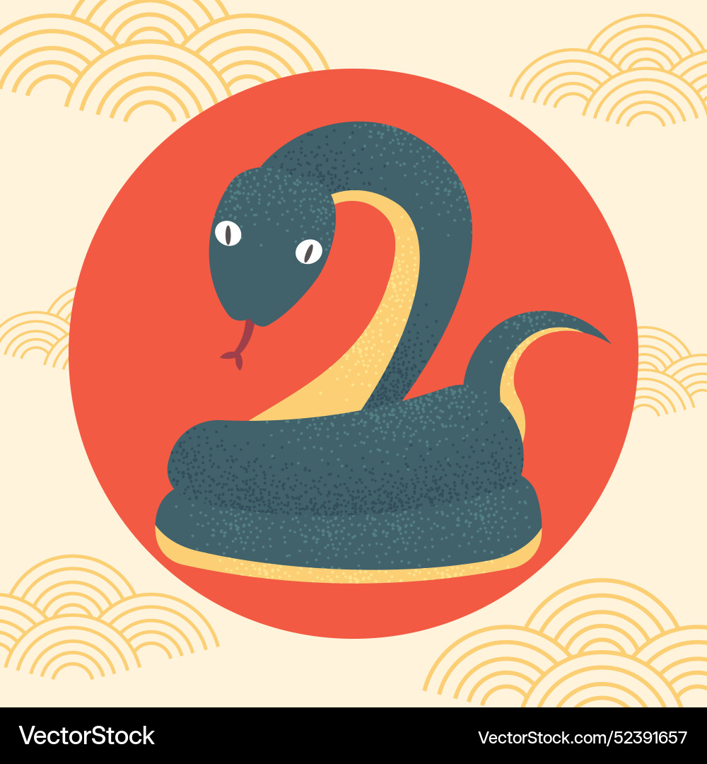 Hand drawn chinese zodiac animals Royalty Free Vector Image