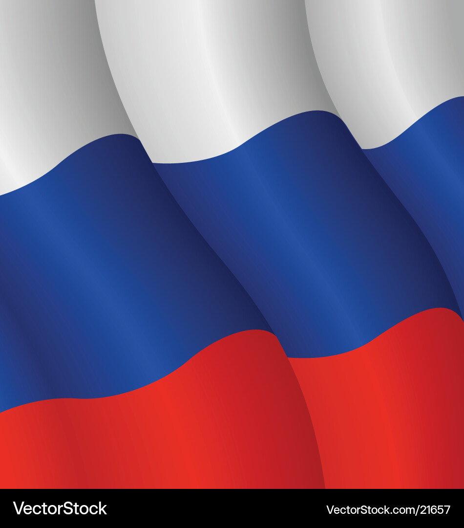 Russian Flag Royalty Free Vector Image - VectorStock