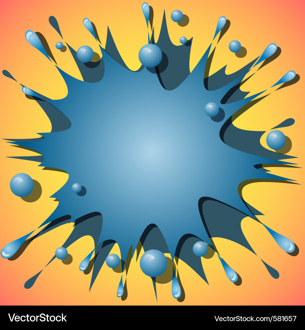 Splat Royalty Free Vector Image - VectorStock