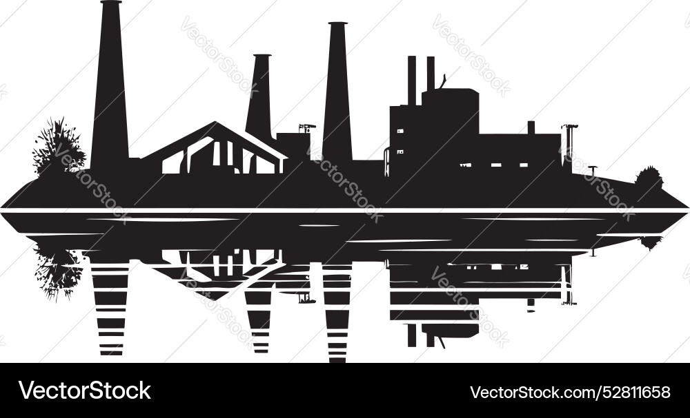 Aquaticash pollution logo design pollutedplains Vector Image