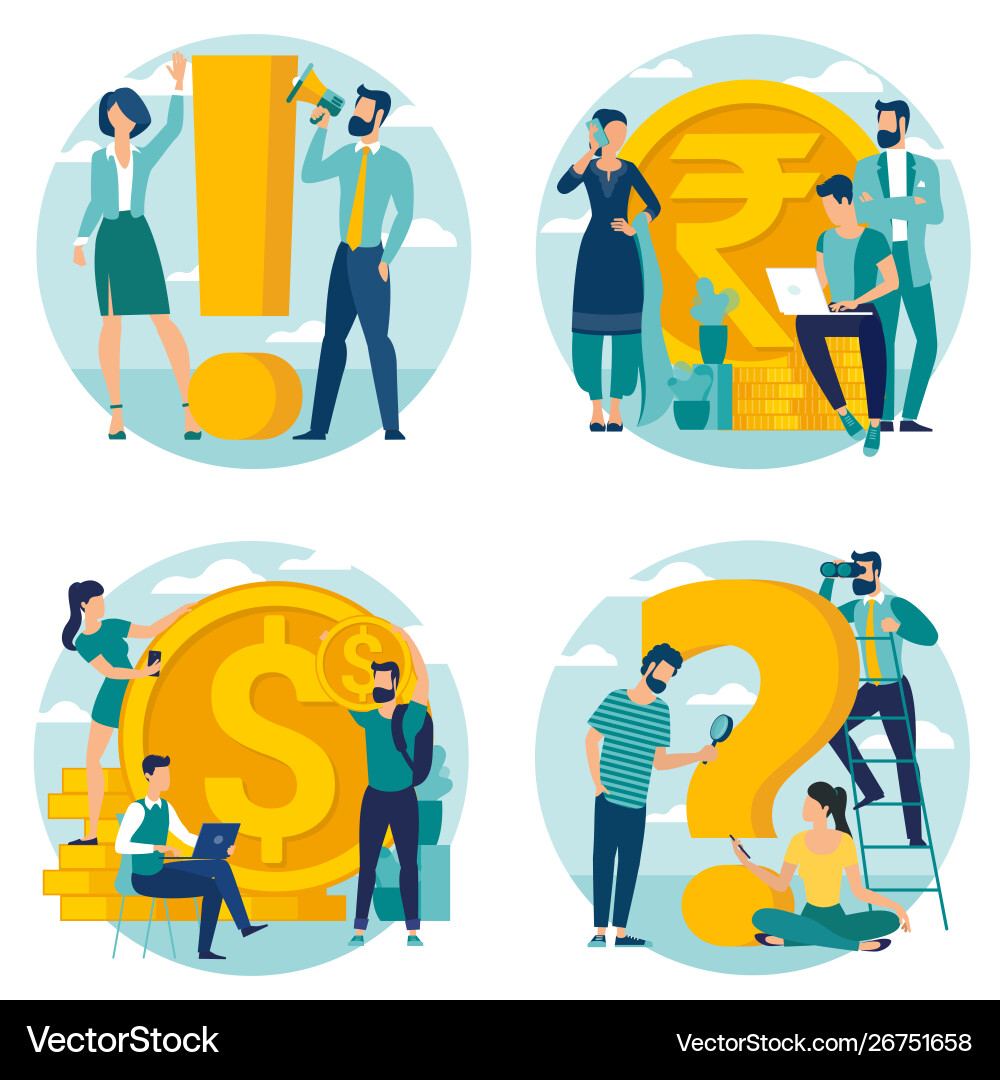 Exclamation and question mark Royalty Free Vector Image