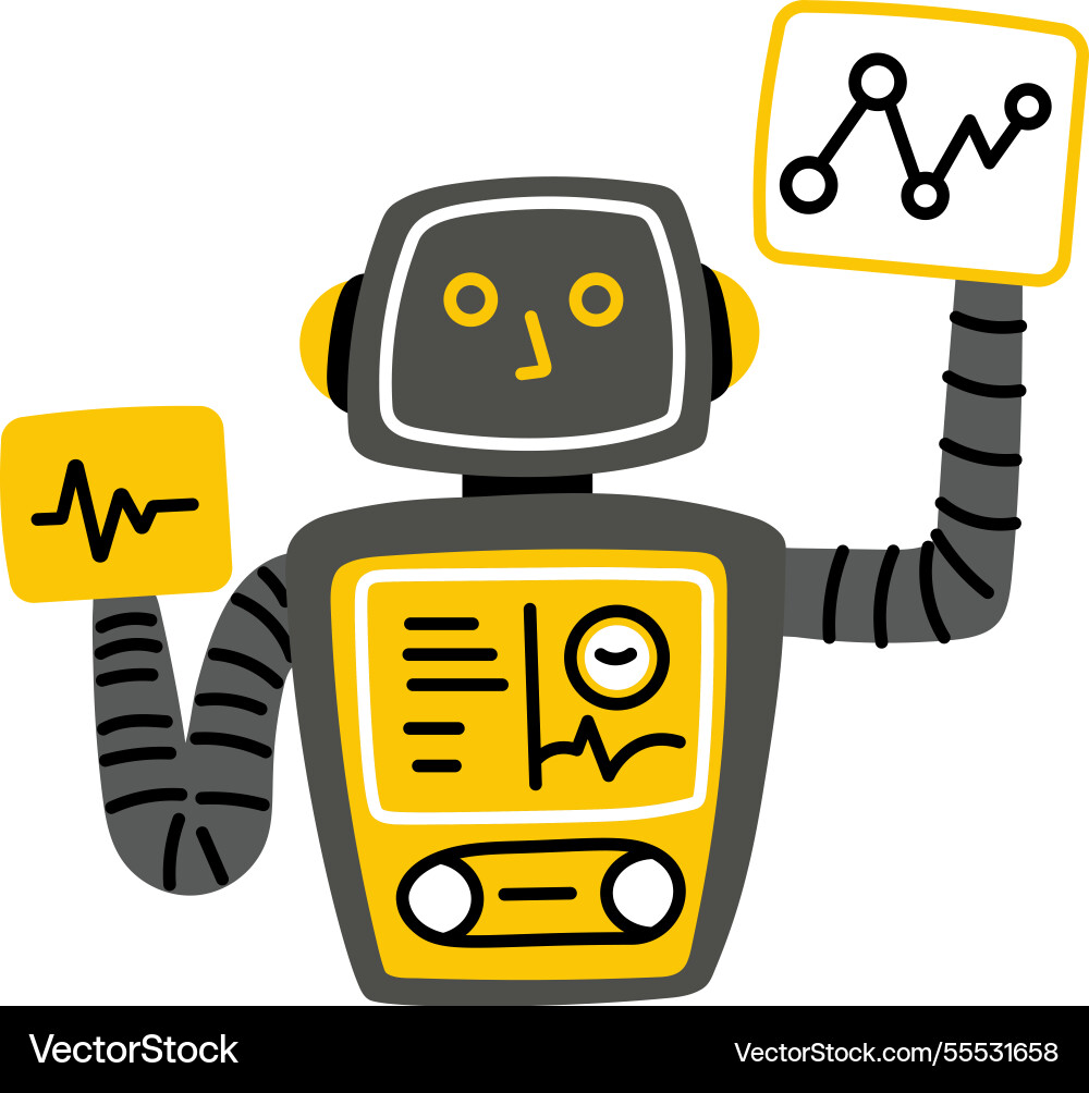 Robot Royalty Free Vector Image - VectorStock