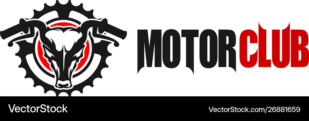 Motor club logo Royalty Free Vector Image - VectorStock