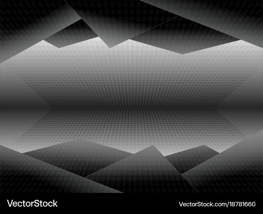 Black and white dimension picture background Vector Image