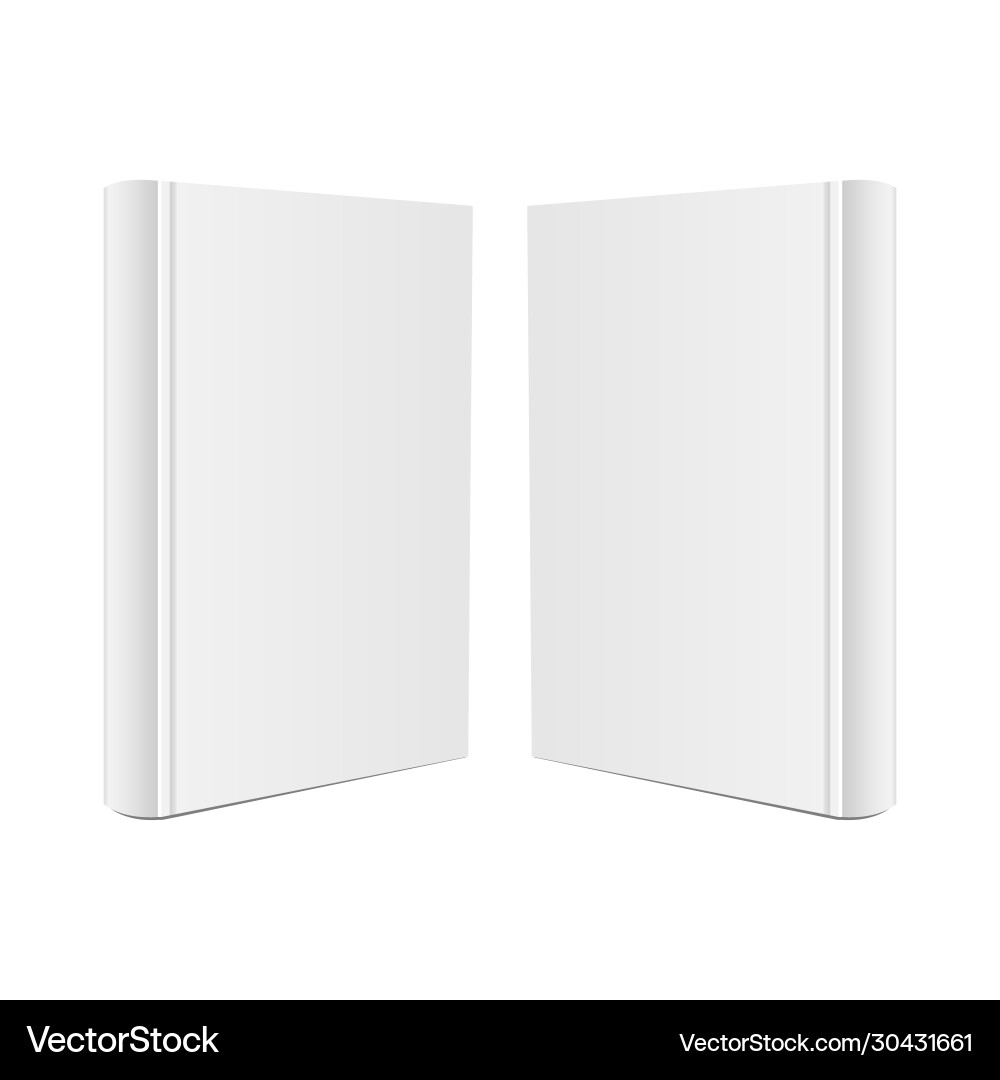 Stylish book mockup Royalty Free Vector Image - VectorStock