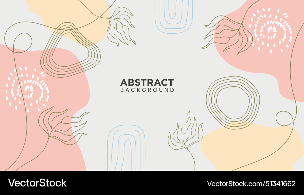 Abstract tropical background with natural line Vector Image
