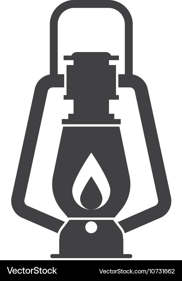 Camping lantern icon Royalty Free Vector Image