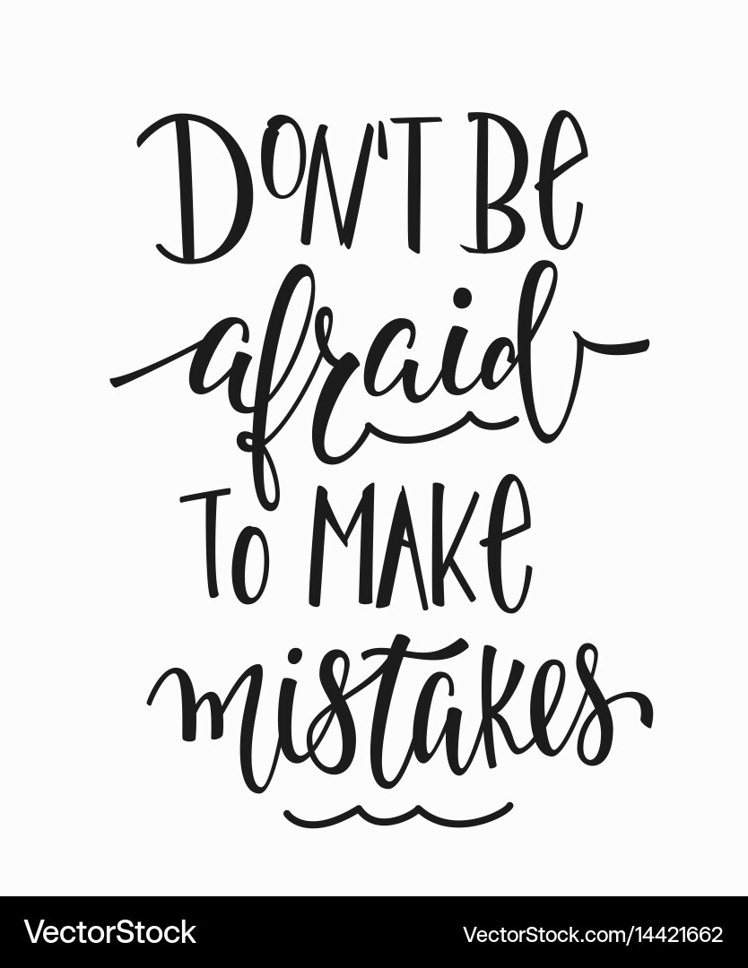 Lettering typography calligraphy overlay Vector Image