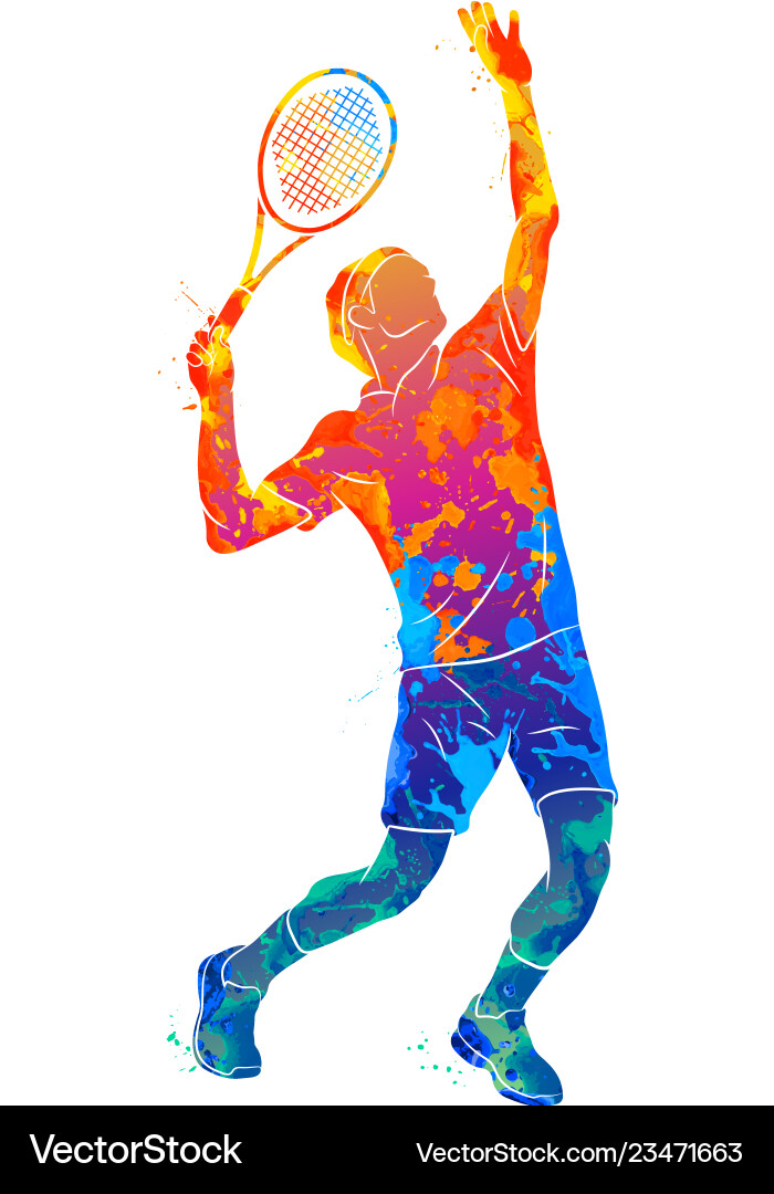 Tennis Abstract Girl Vector Images (over 260)