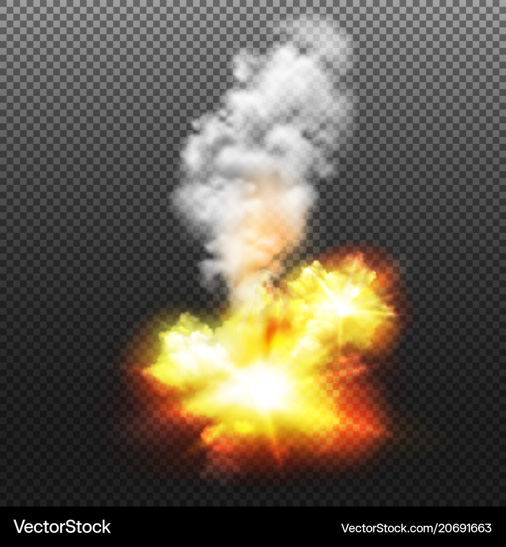 Dynamic Explosion Royalty Free Vector Image - VectorStock