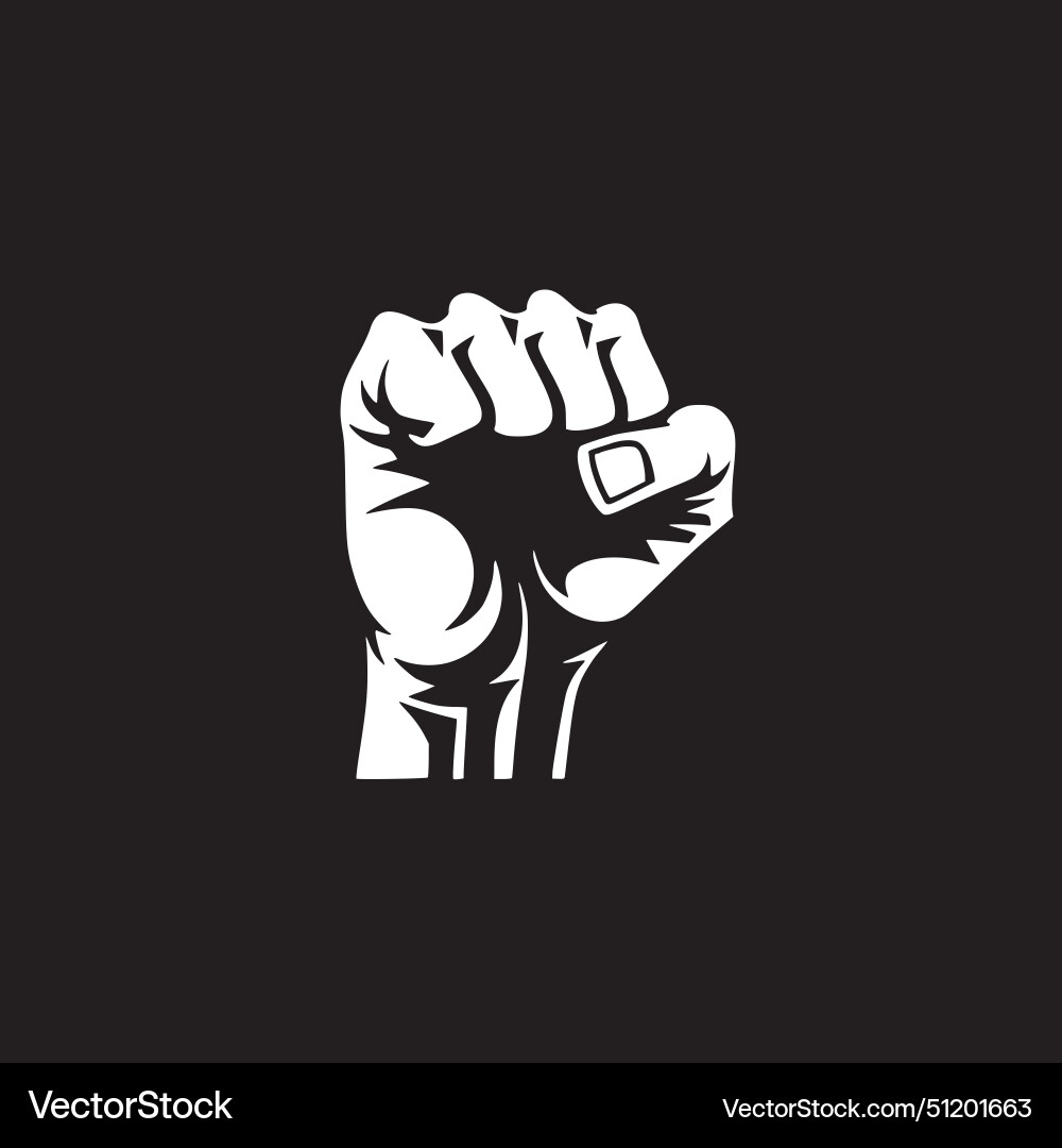 Fist - high quality logo ideal for t-shirt Vector Image