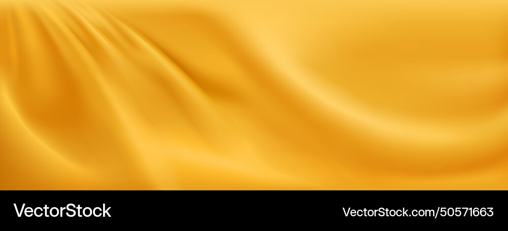 Yellow satin cloth background Royalty Free Vector Image
