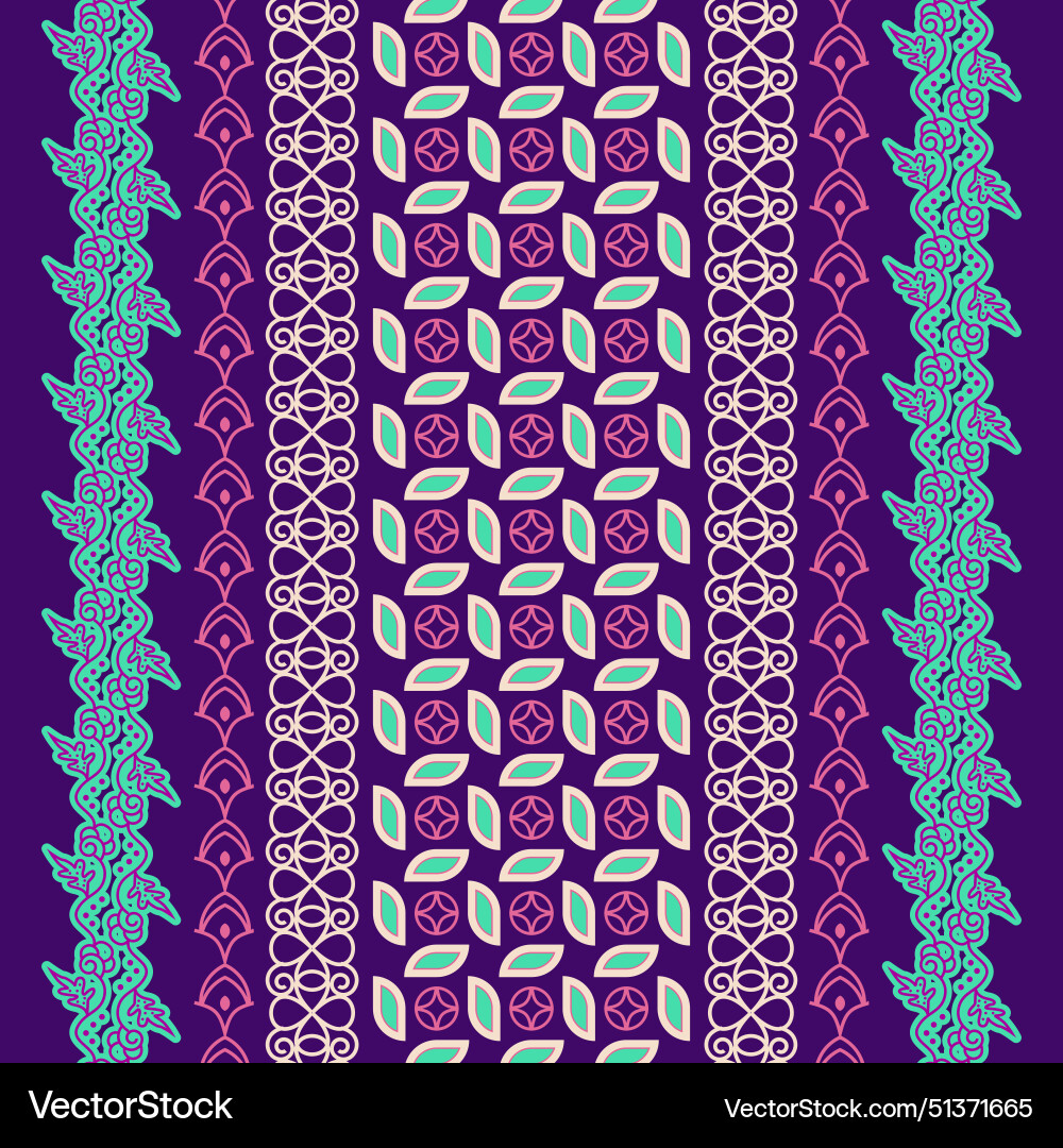 Fabric pattern texture batik indonesia textile Vector Image