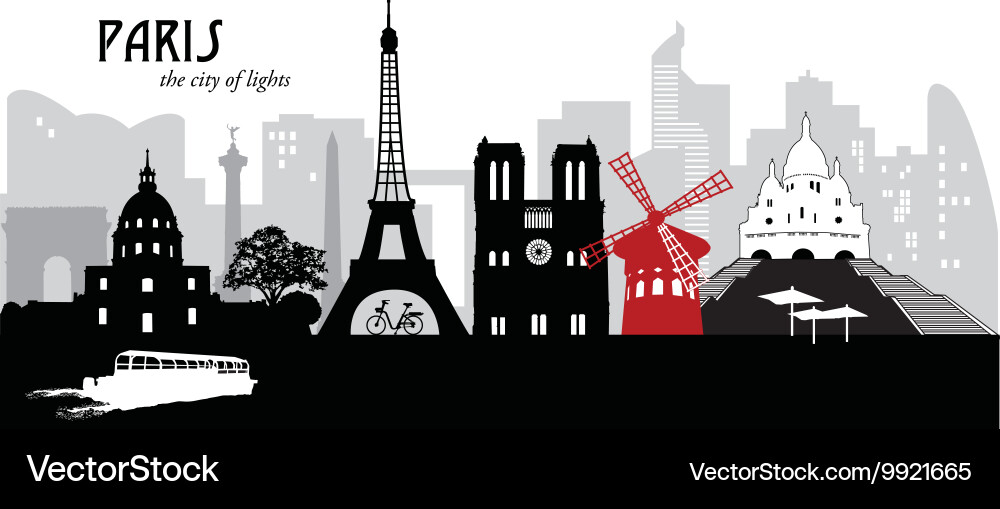 Paris Royalty Free Vector Image - VectorStock