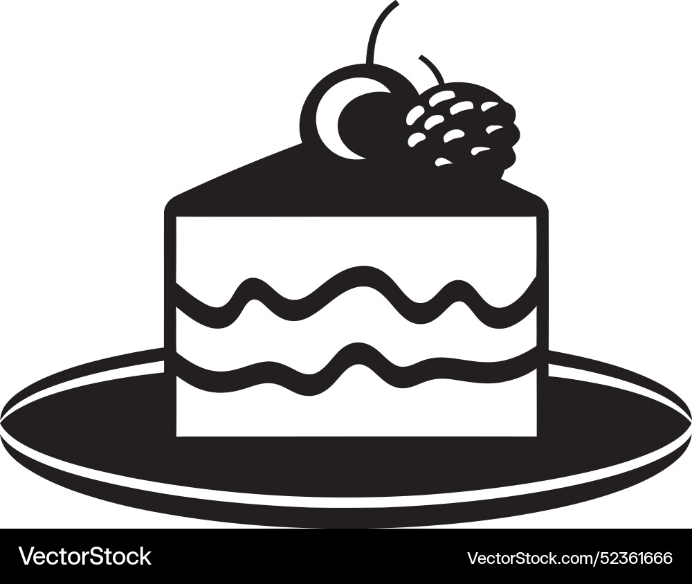 Bakes irresistible cakesgraphic bakery cake Vector Image