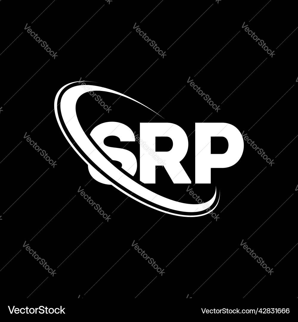 Srp logo letter design Royalty Free Vector Image