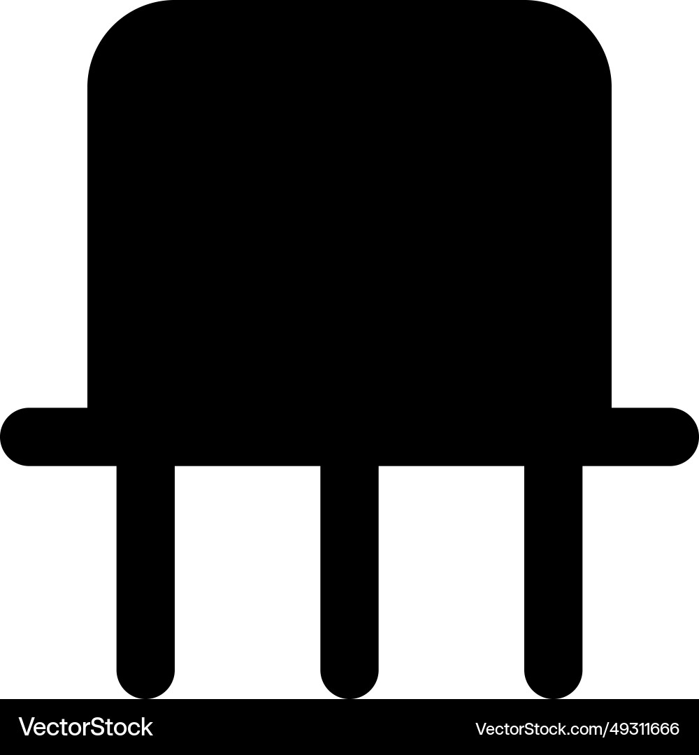 Transistor used for switching electrical signals Vector Image