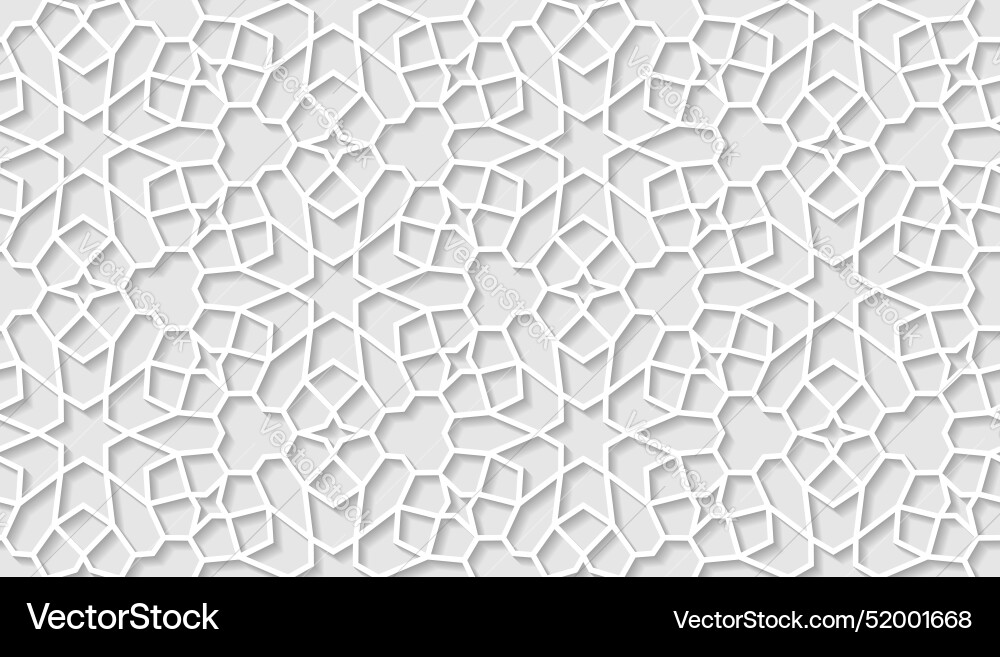 Arabic seamless pattern with classic islamic Vector Image