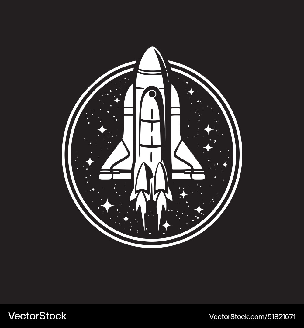 Space - high quality logo ideal for t-shirt Vector Image