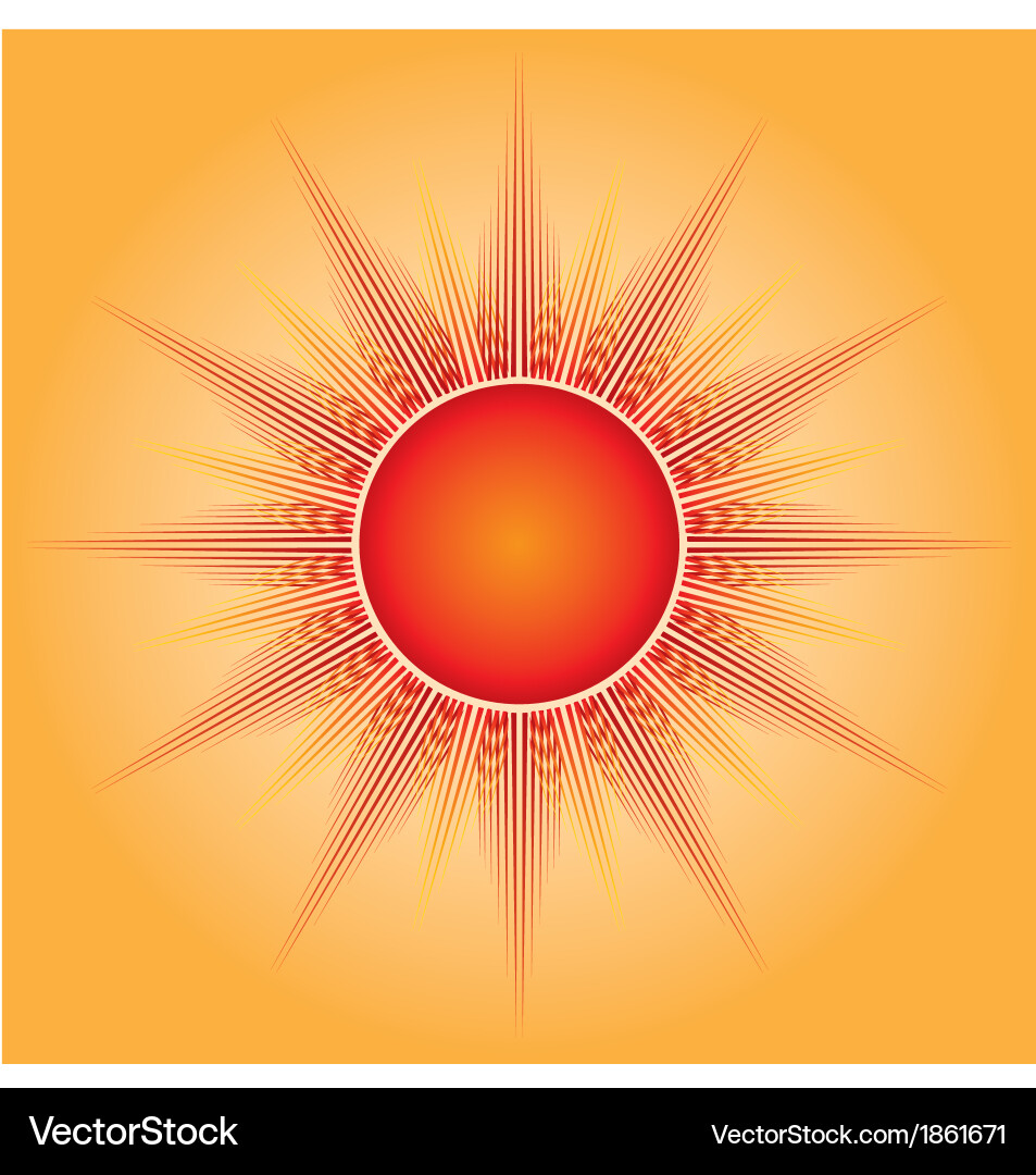 Sun Royalty Free Vector Image - VectorStock