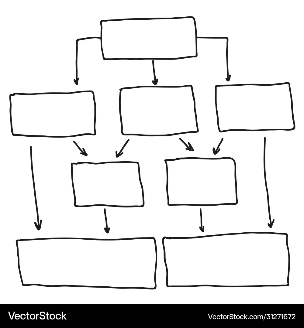Abstract Process Diagram Royalty Free Vector Image
