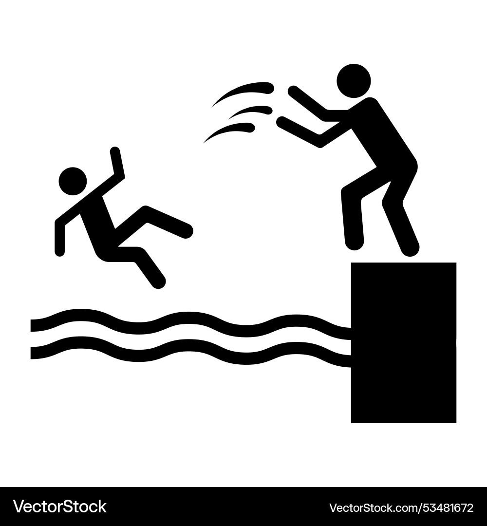 Fun splash playful dive into water adventure Vector Image