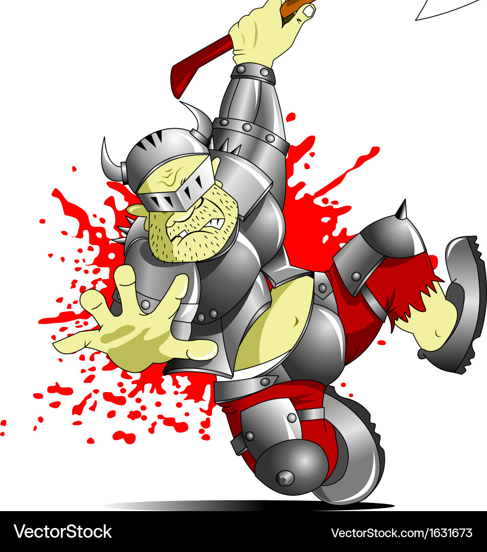 Knight giant Royalty Free Vector Image - VectorStock