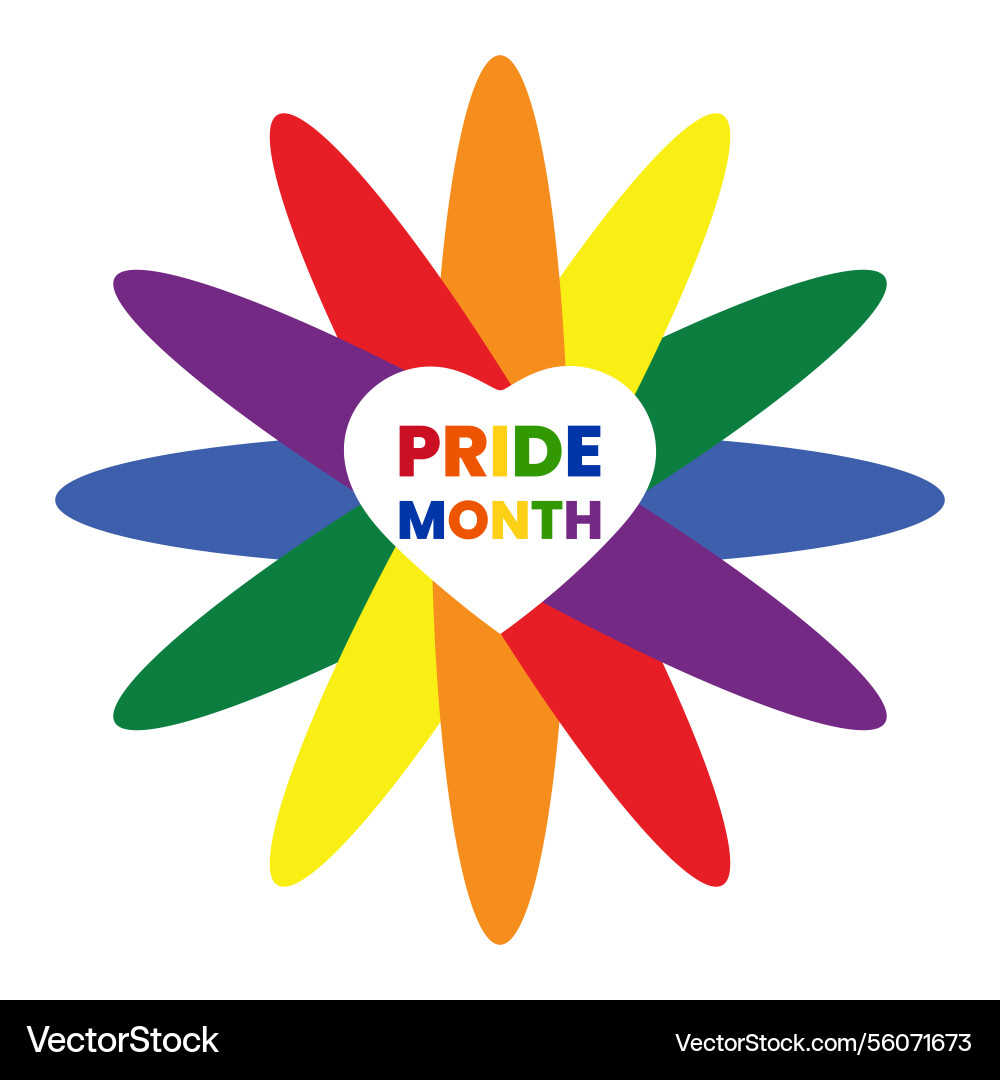 Pride month30 Royalty Free Vector Image - VectorStock
