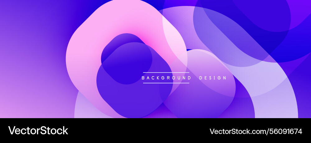 Abstract background with layered translucent Vector Image