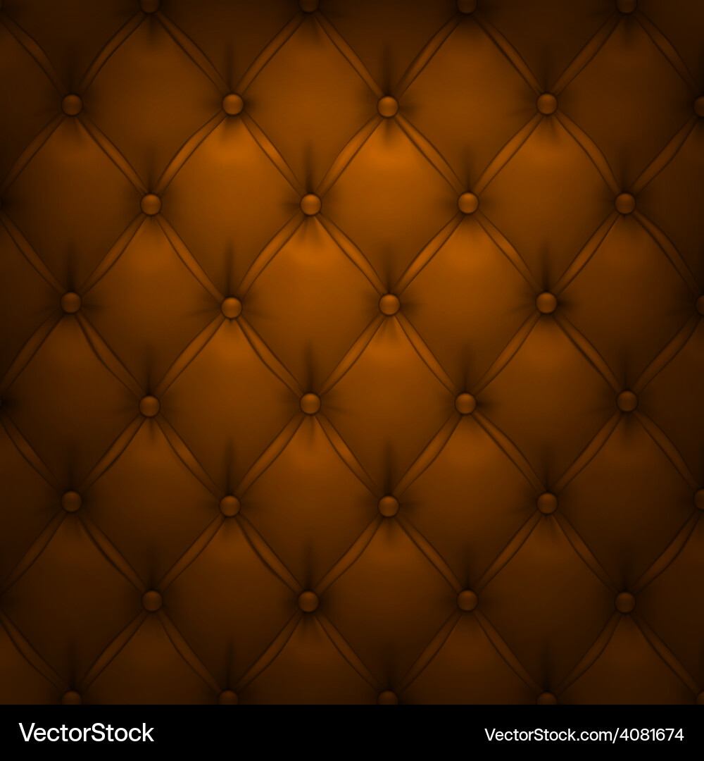 Brown Leather Upholstery Pattern Royalty Free Vector Image