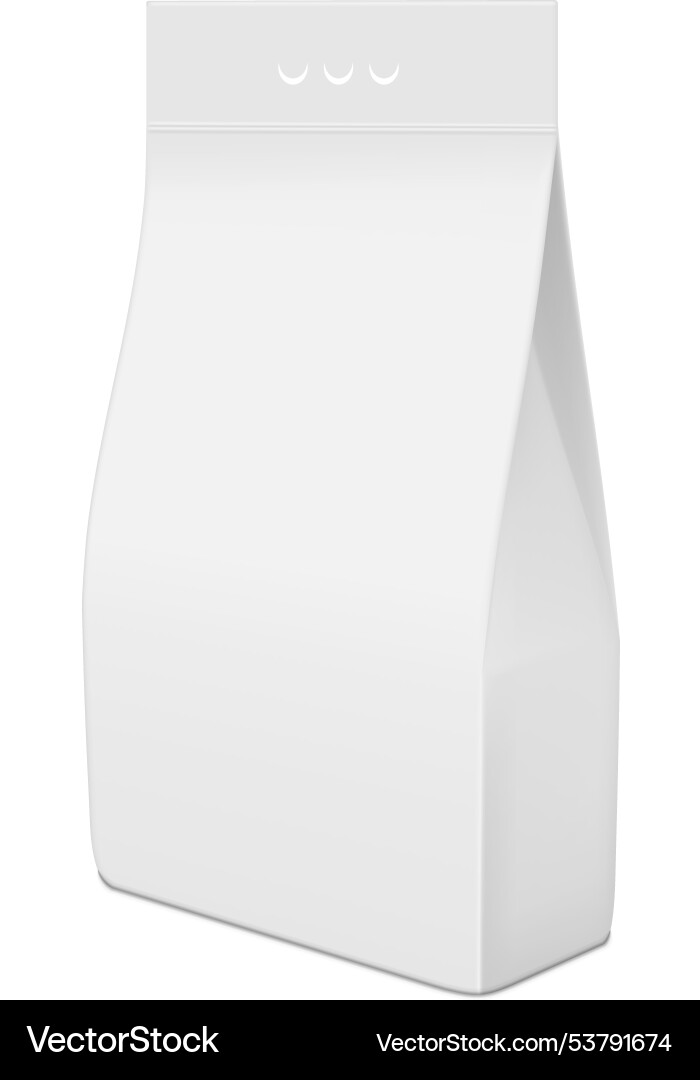 Washing powder packaging mockup presented Vector Image