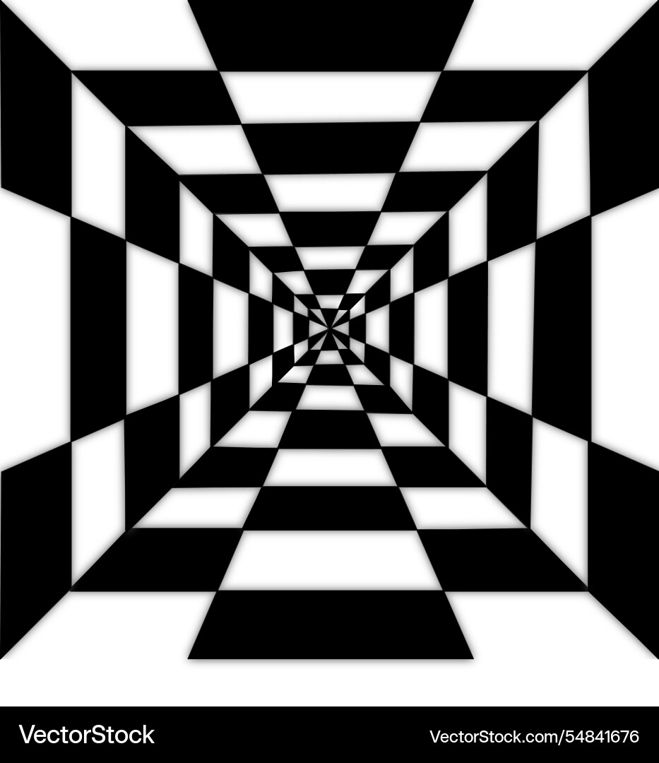 Black and white line square background Royalty Free Vector