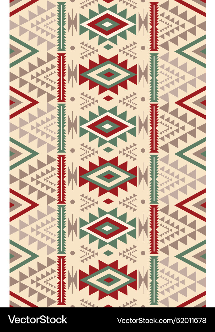 Abstract ethnic tribal native pattern wallpaper Vector Image