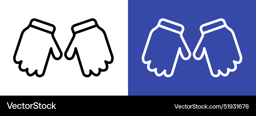 Safety gloves icon essential for industrial Vector Image